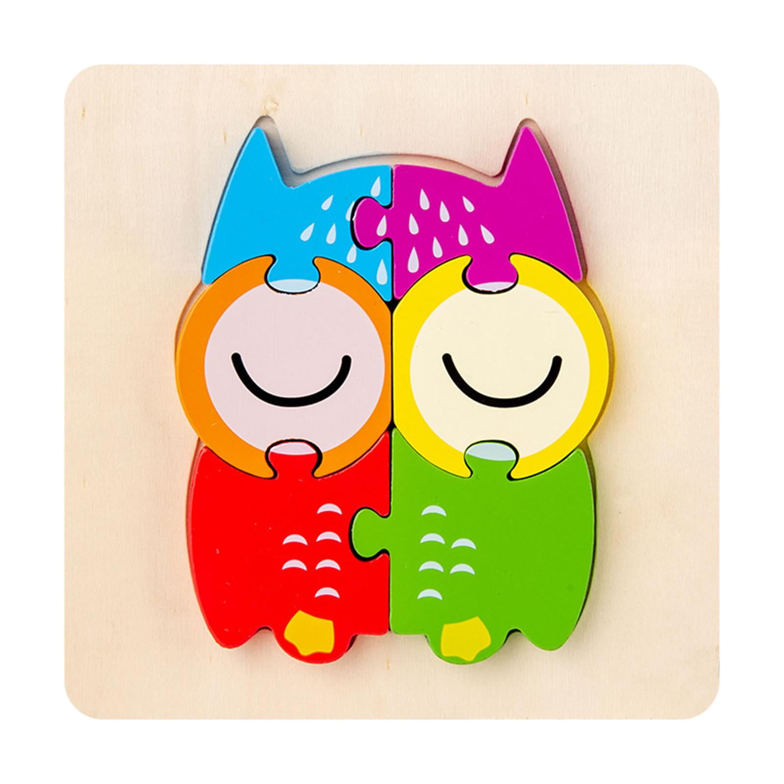 shamjina Wooden Jigsaw Puzzle Baby Puzzle Wooden Blocks Puzzle ...