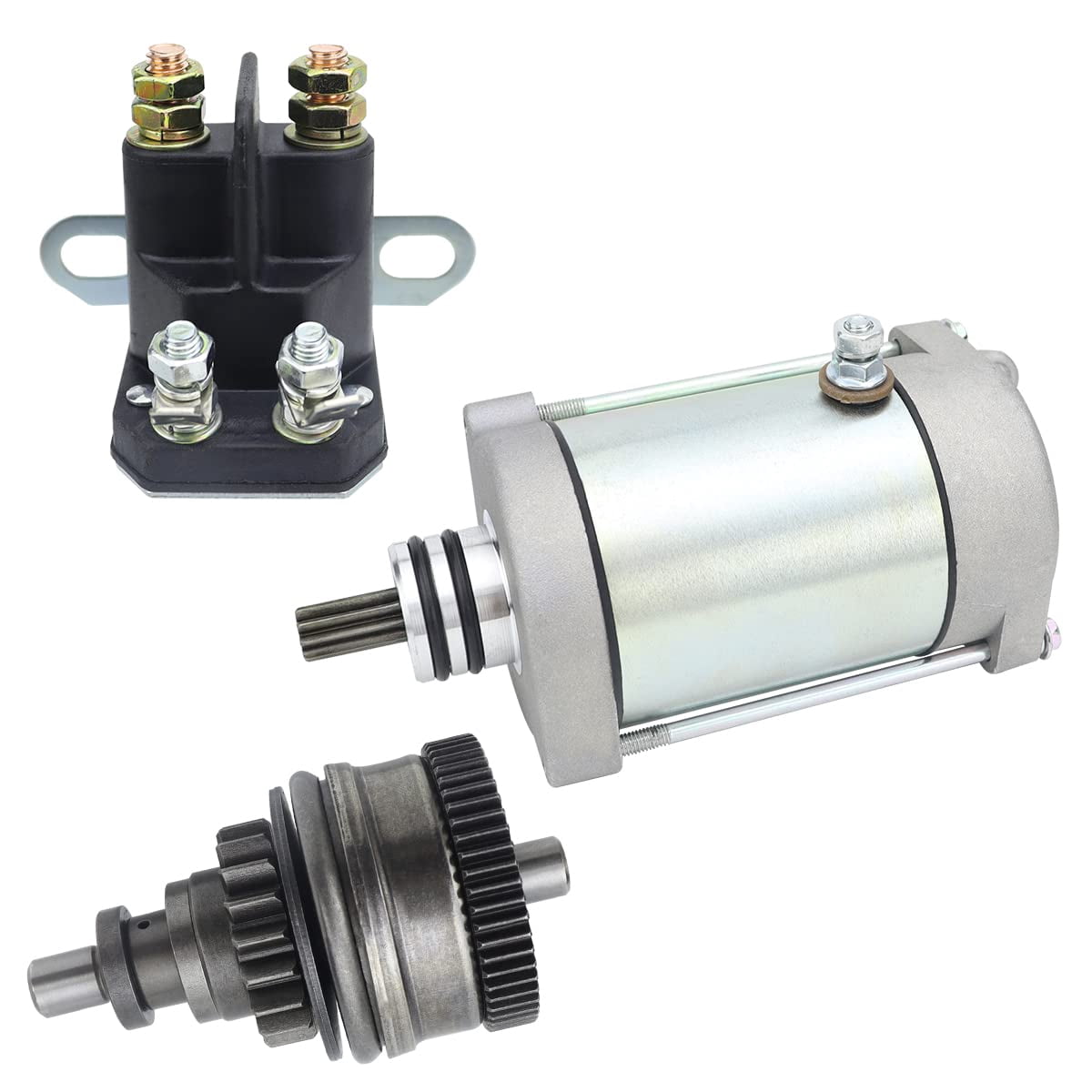 shamofeng Starter & Bendix & Relay for Polaris Sportsman 600 700 800 ...