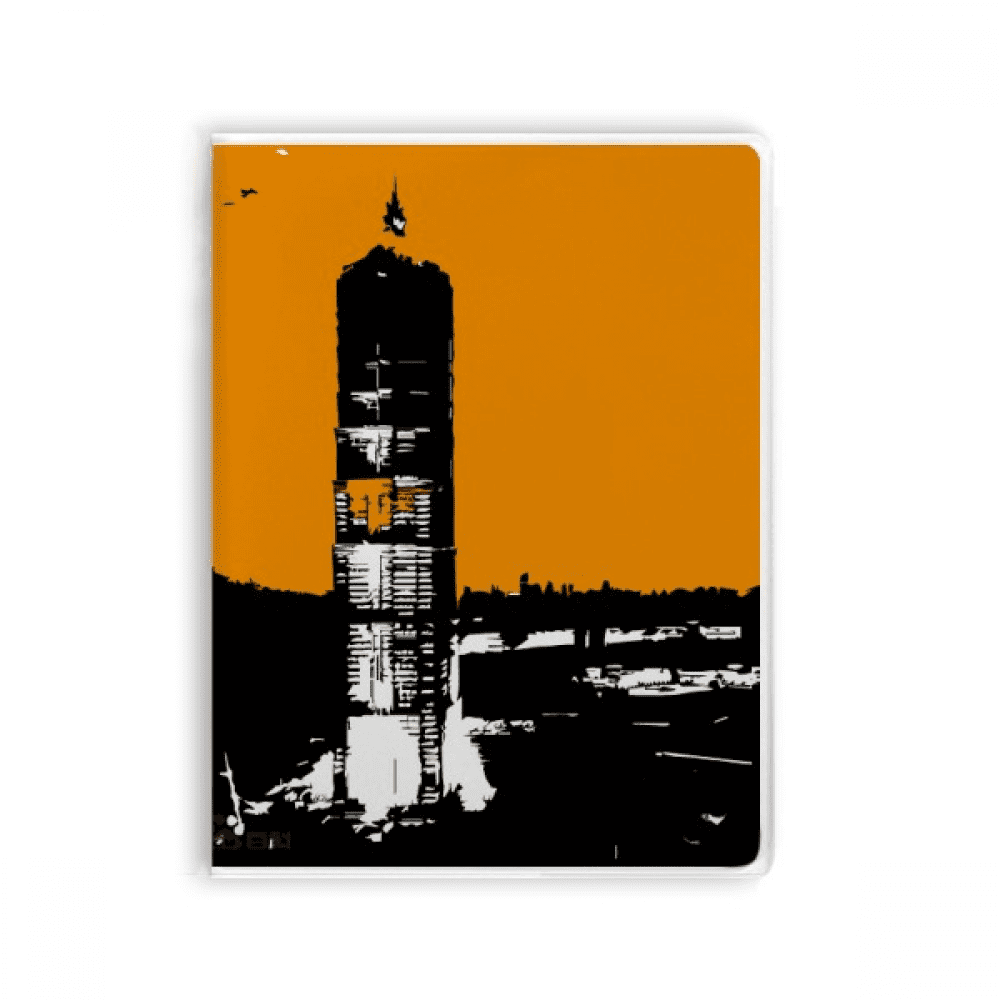 shanghai tower china famous notebook gum cover diary soft cover journal ...