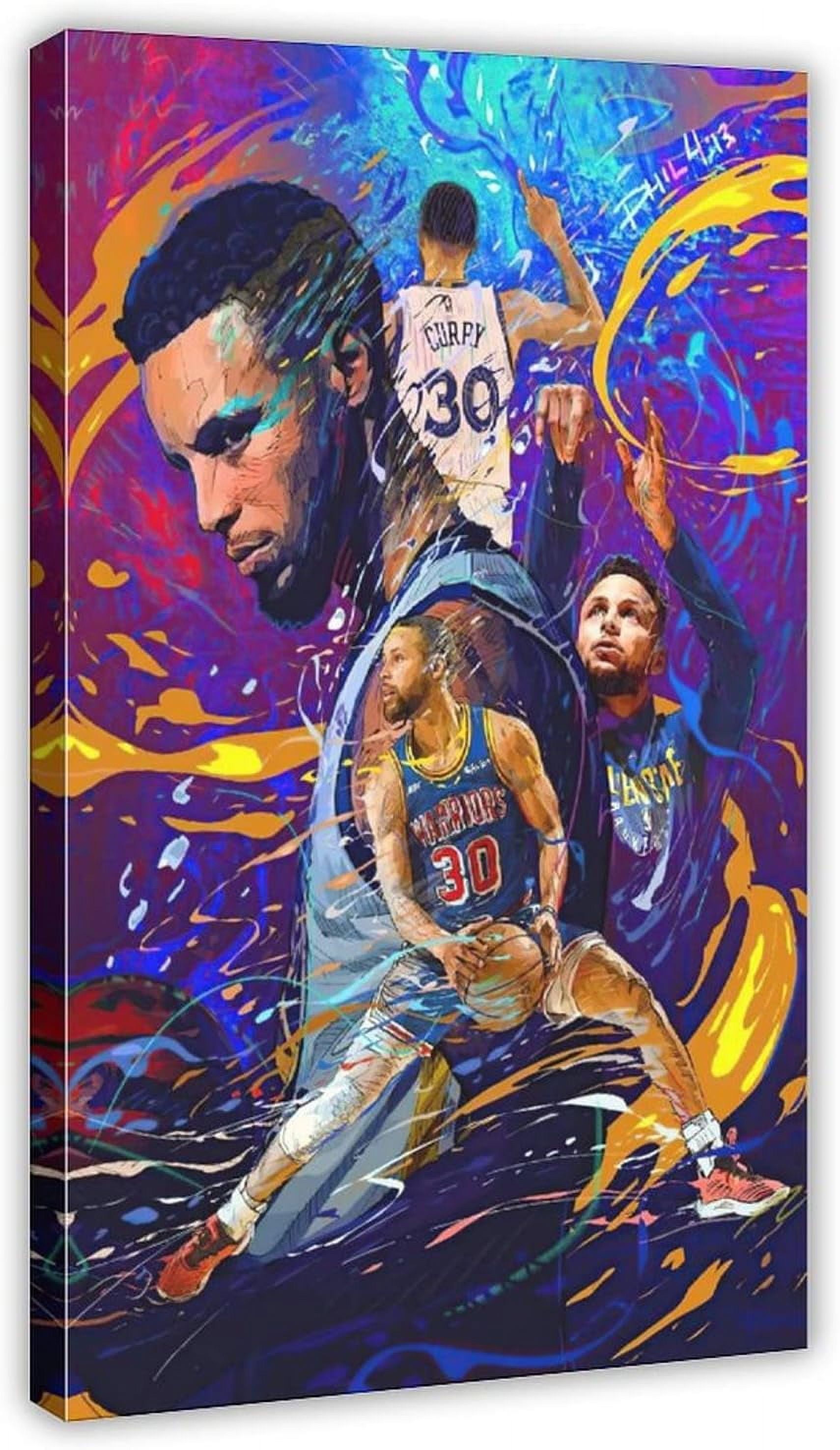 shangyang Stephen Curry Canvas Poster Bedroom Decoration Frame ...