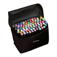 Deli 60 Colors Dual Tip Alcohol Markers, Art Markers Set Art Supplies ...