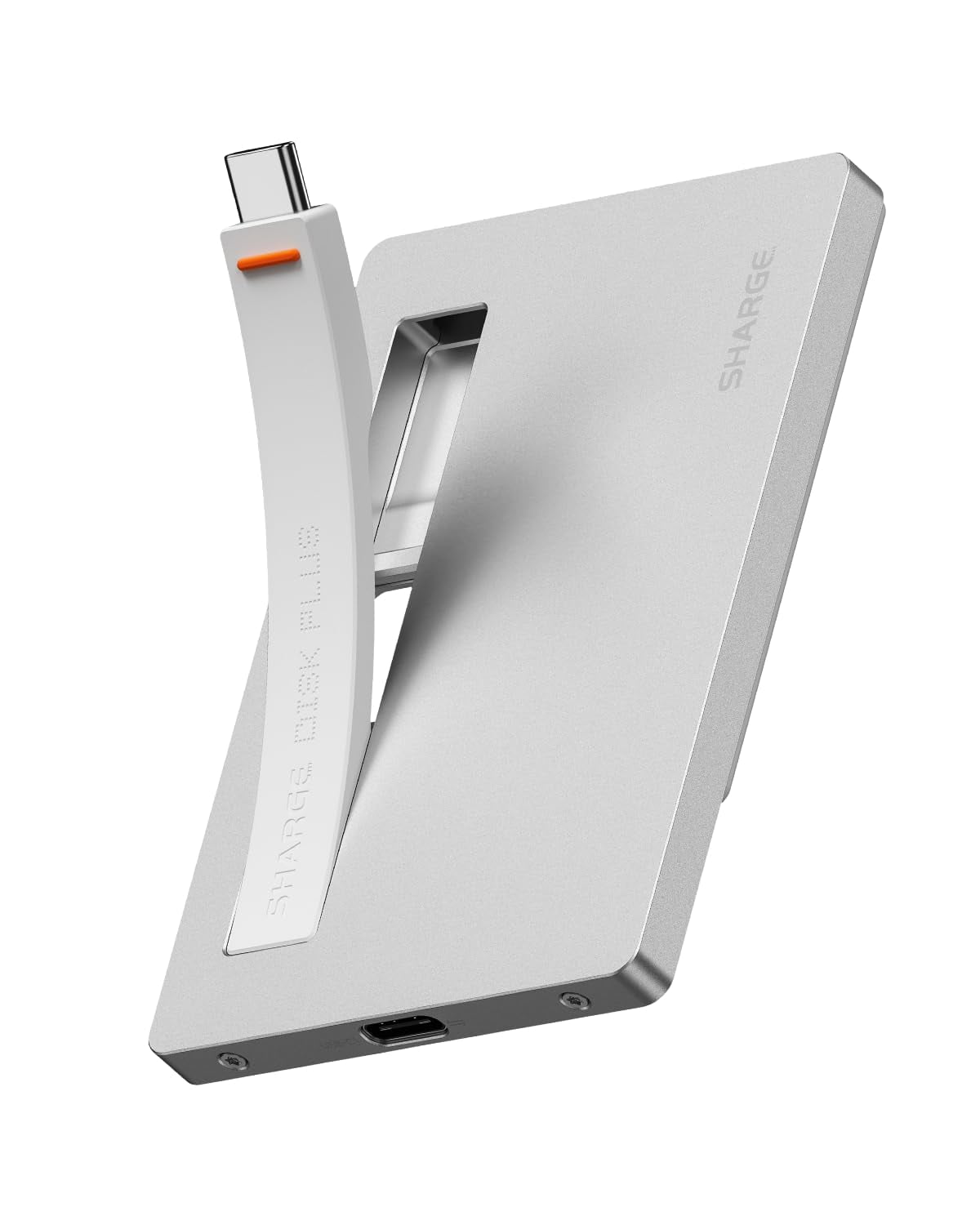 sharge Disk Plus SSD Enclosure M.2 NVMe, World's Thinnest 0.24" SSD ...