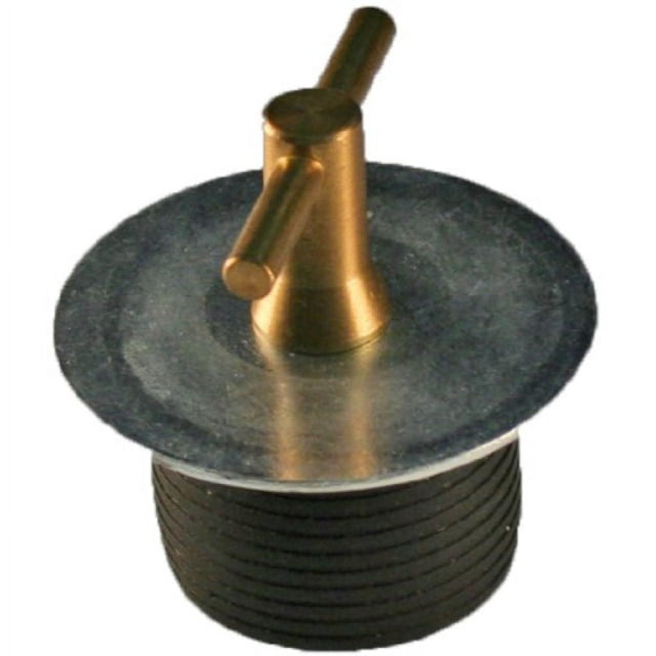 shaw plugs 52006 turn-tite expandable neoprene rubber plug with brass ...
