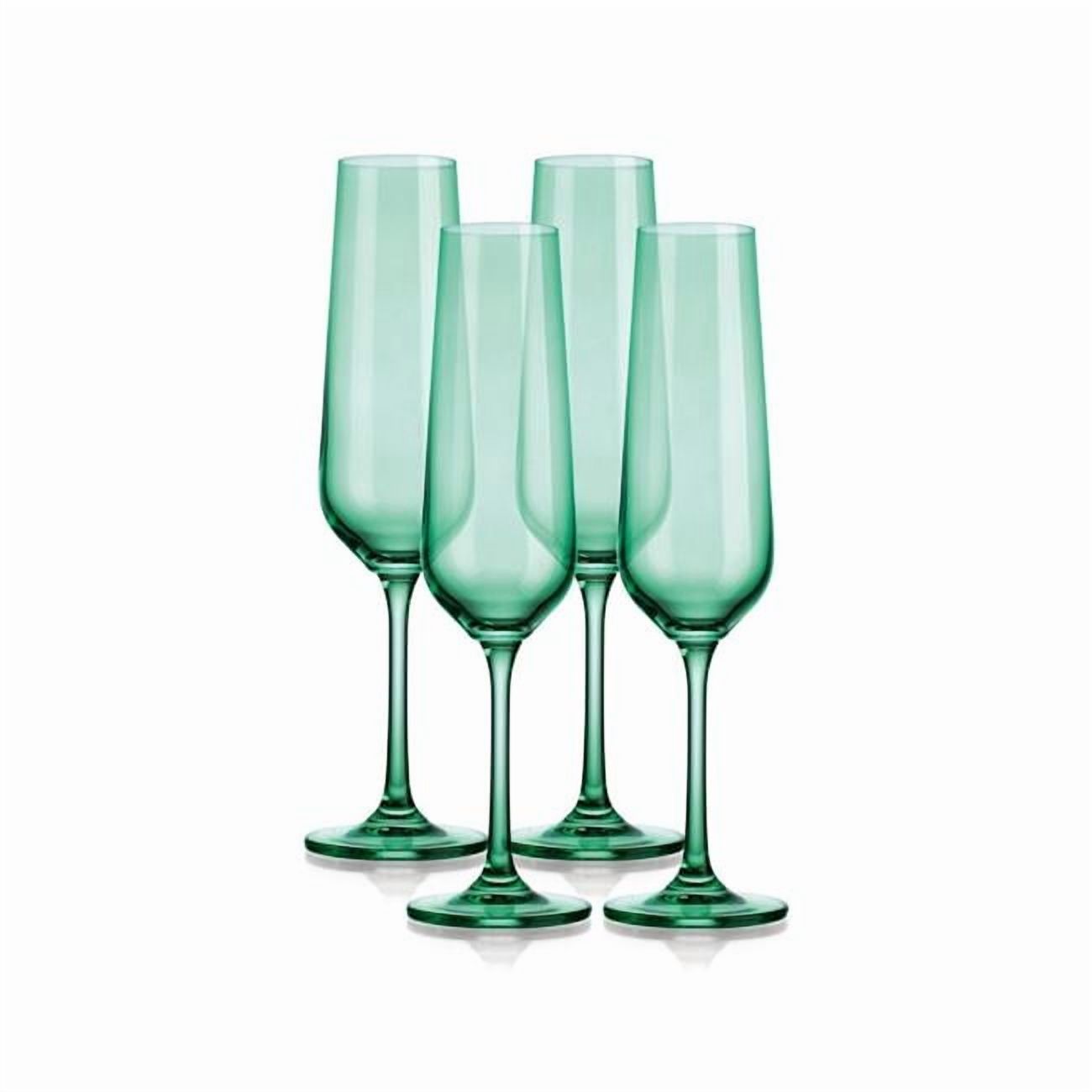 sheer-light-green-flute-set-of-4 - Walmart Business Supplies