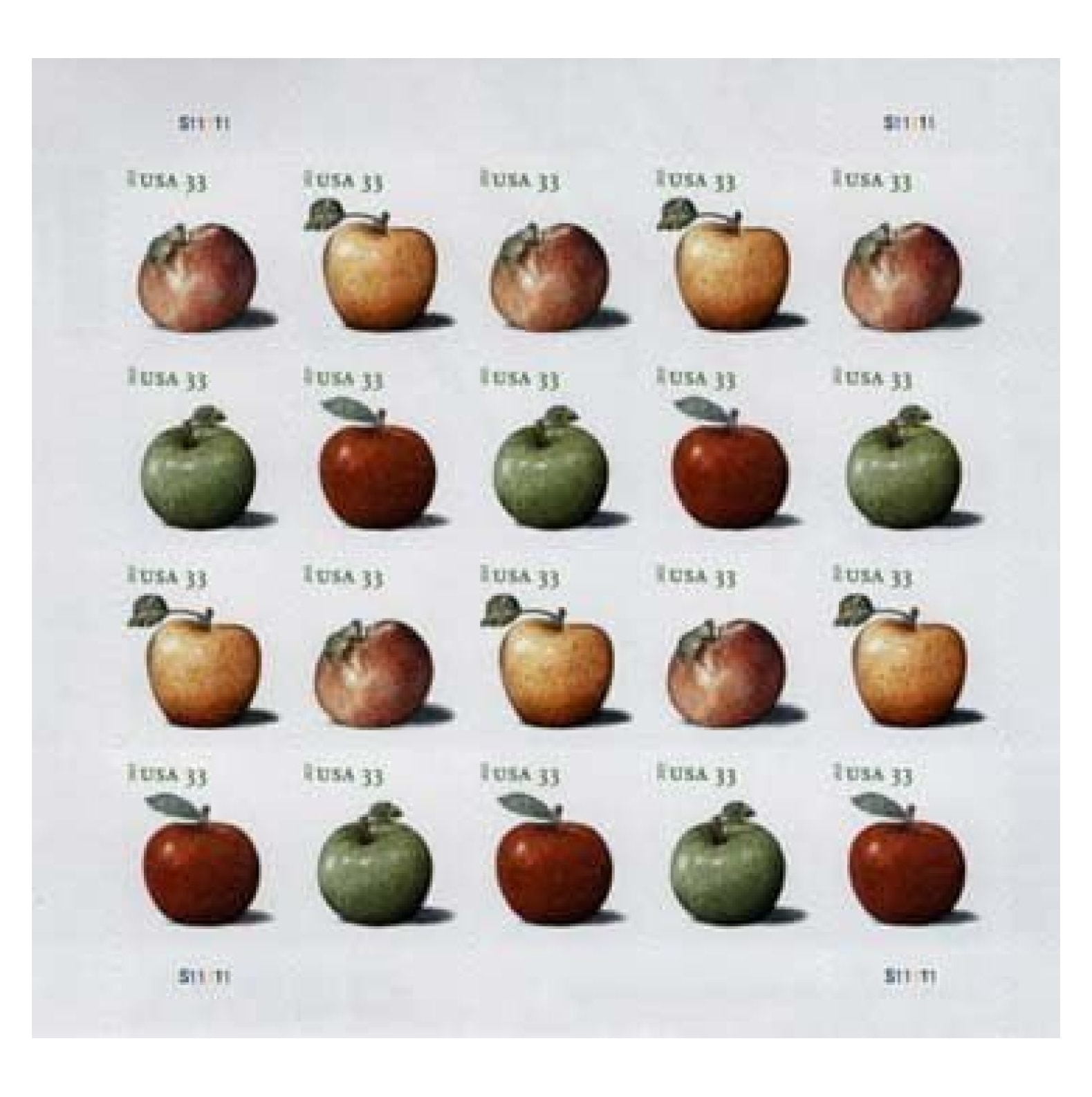 sheet of 20 x 33 cent U.S. - Walmart.com