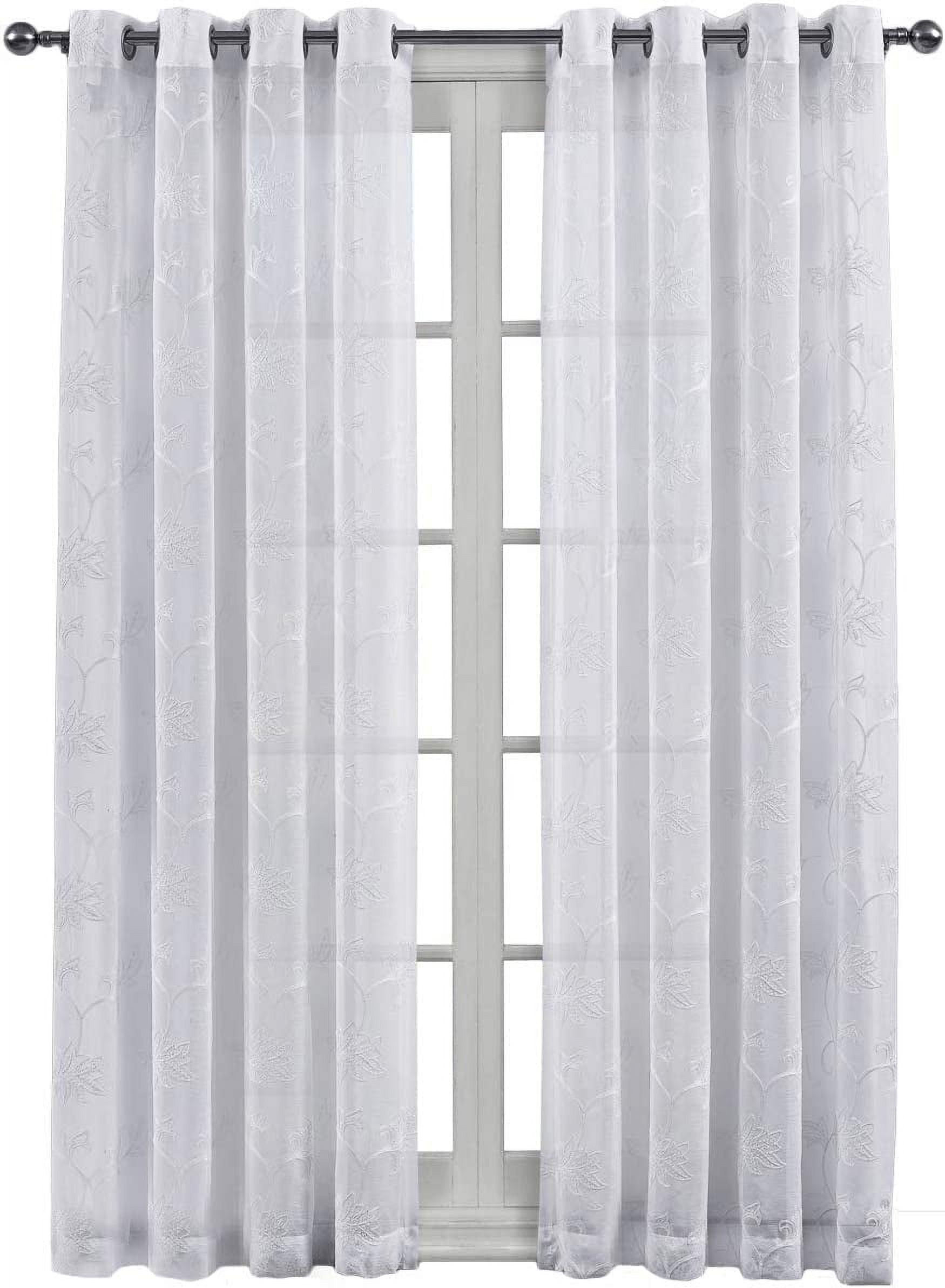sheetsnthings Embroidered Andora 108-Inch Wide x 108-Inch Long, Set of ...