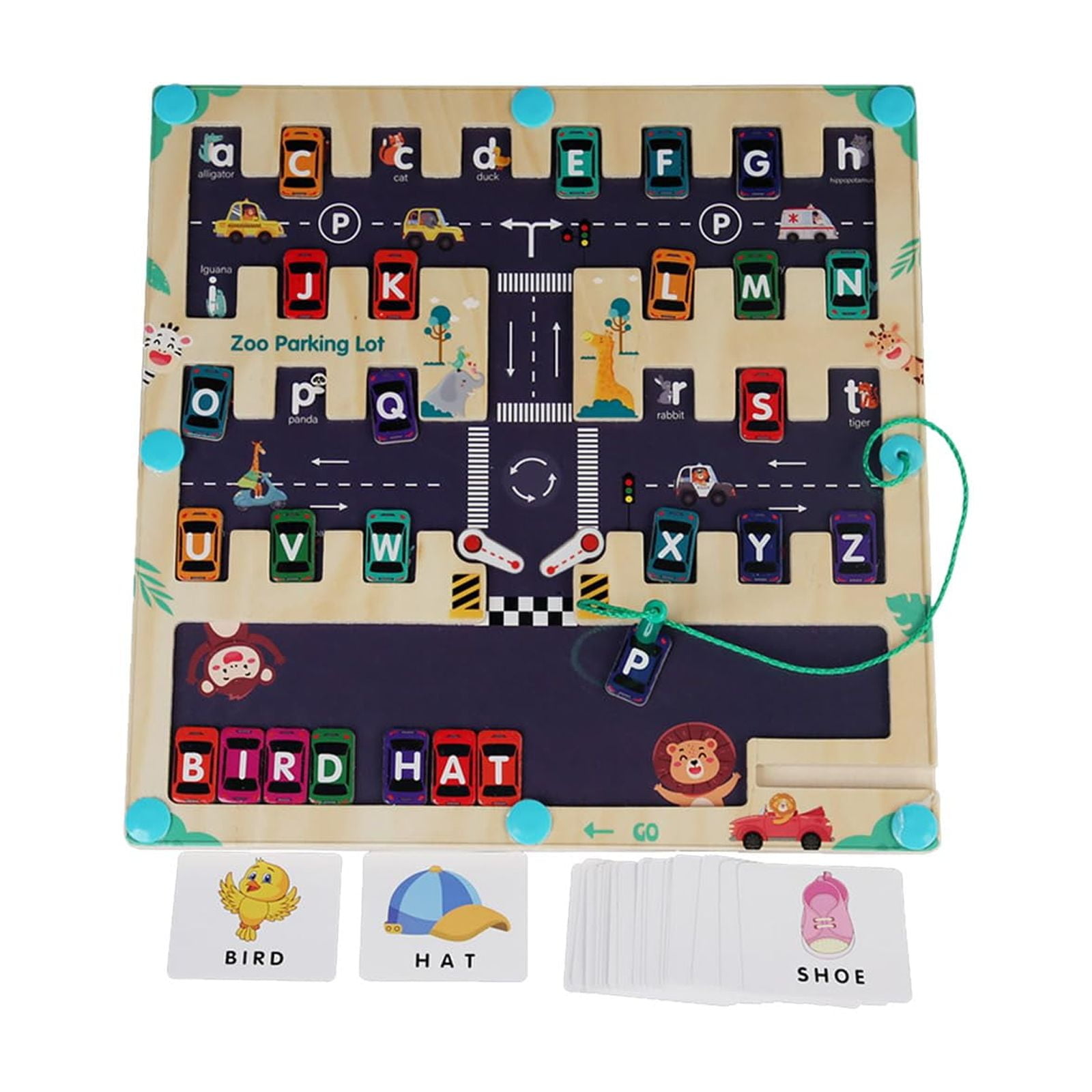 shenhailan Magnetic Alphabet Maze Board, Wooden BSL1 Magnet Puzzle ...