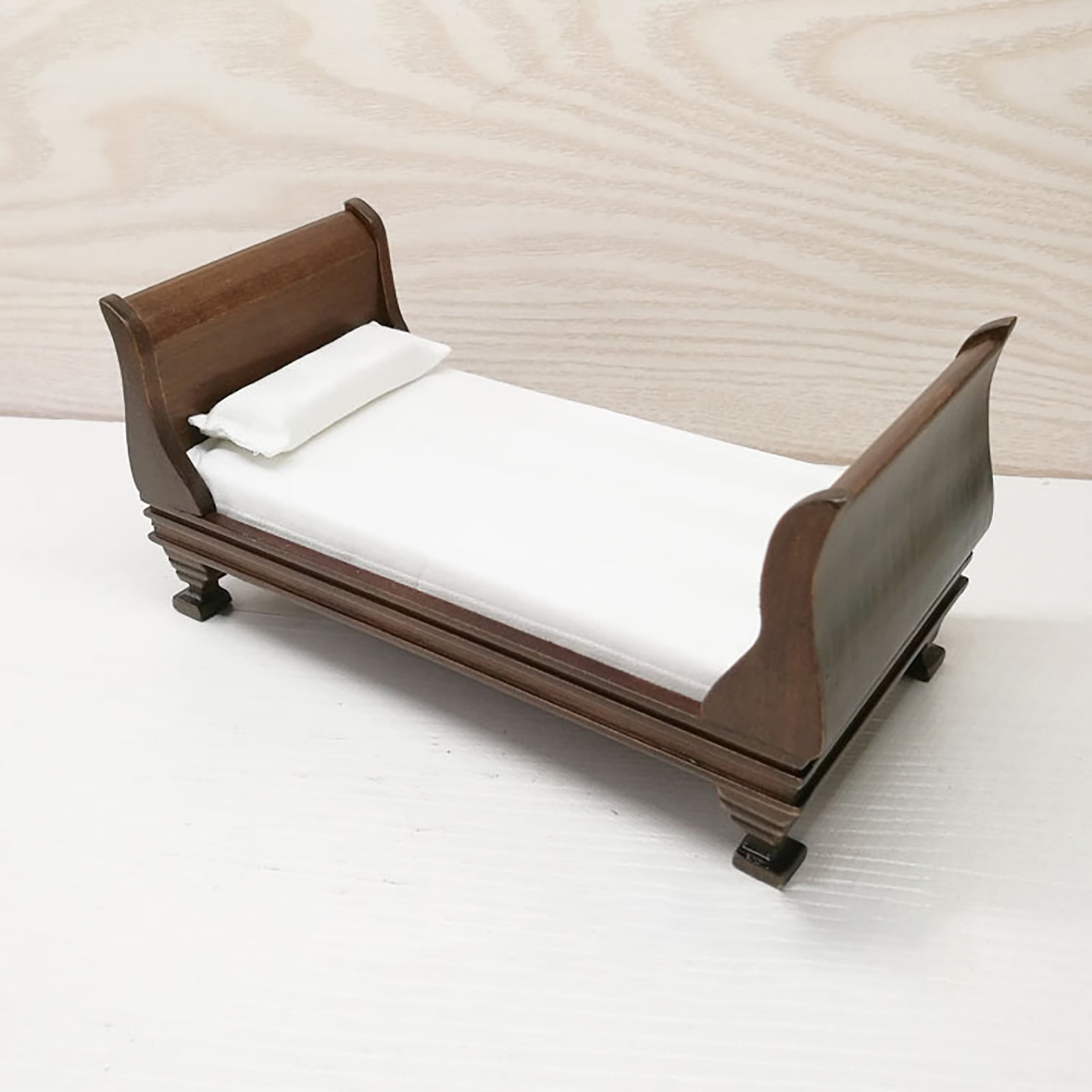 shenmeida 1: 12 Furniture Simulation Mini Wooden Furniture Bedroom ...