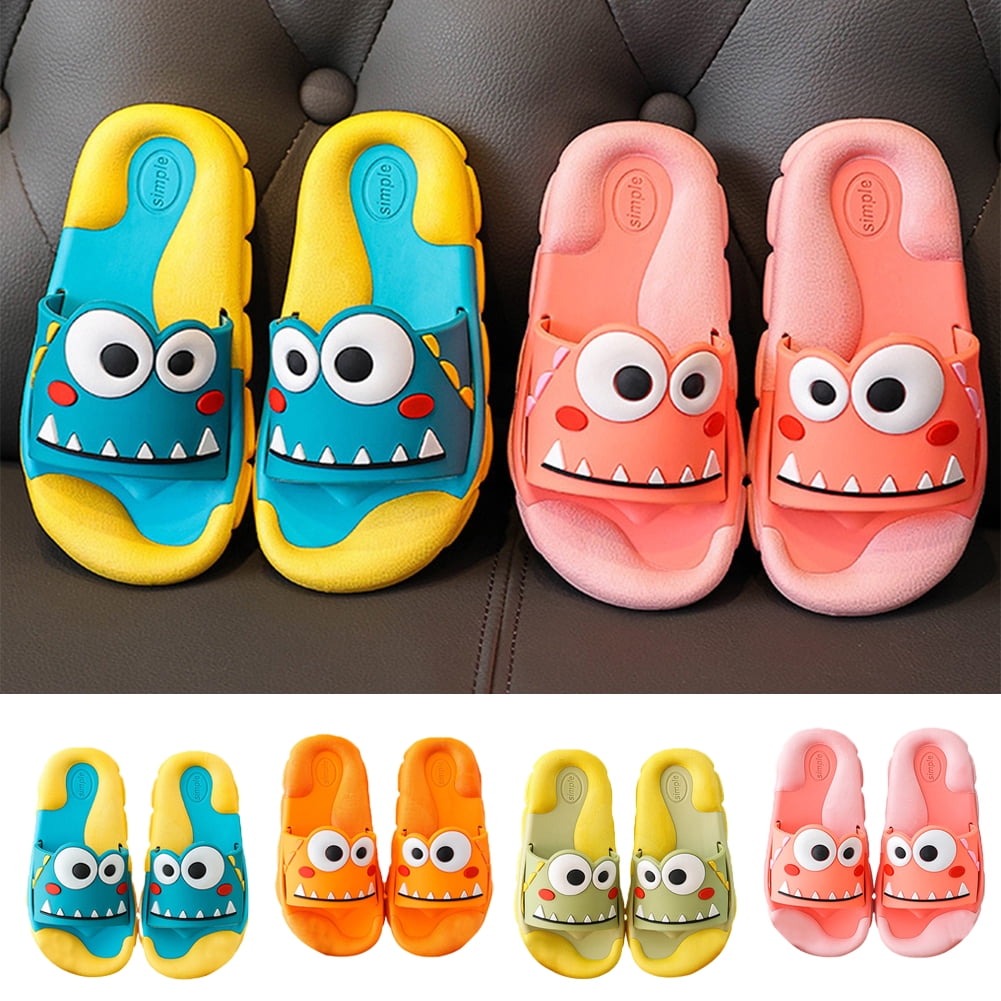 shenmeida 1 Pair Kids Sandals for Girls and Boys Cartoon Frog Design ...
