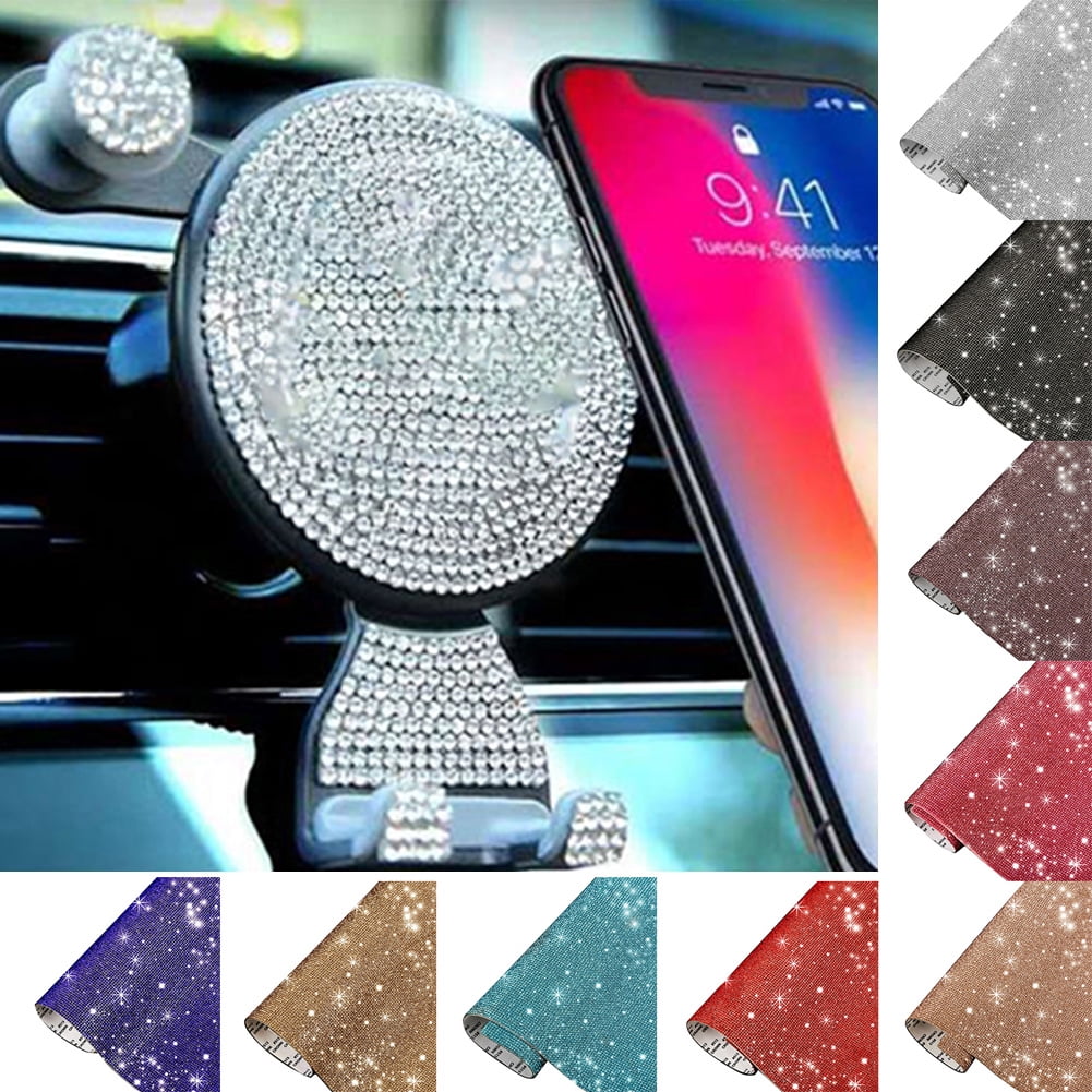 shenmeida Bling Rhinestone Sheet Rhinestones Sticker DIY Car Decoration ...
