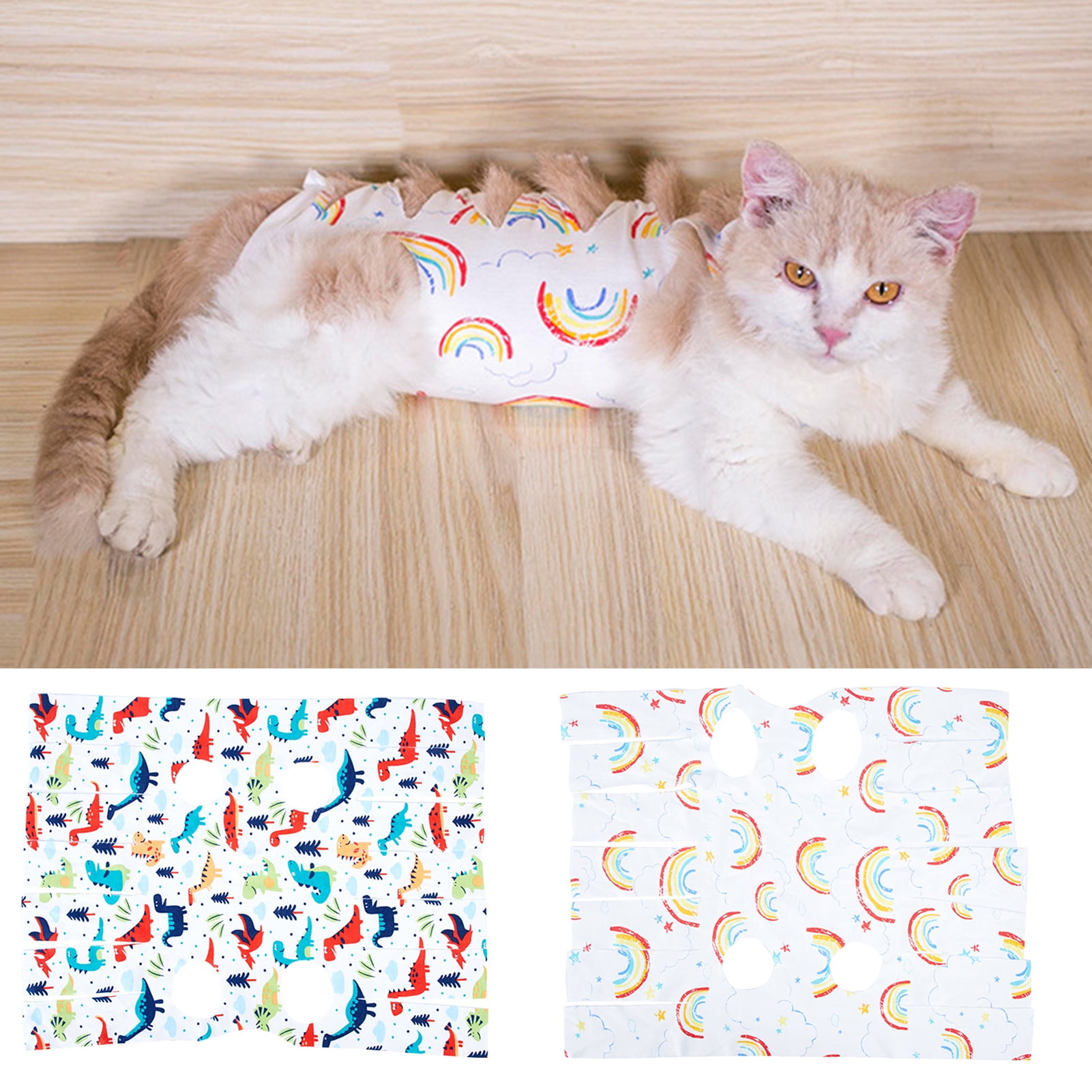 shenmeida Cat Recovery Suits Cotton Recovery Body Wraps Breathable ...