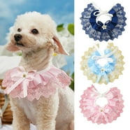 Ludlz 1PC Pet Dog Cat Bibs Bandana Dog Bibs Scarf 7 Colors Sweet ...