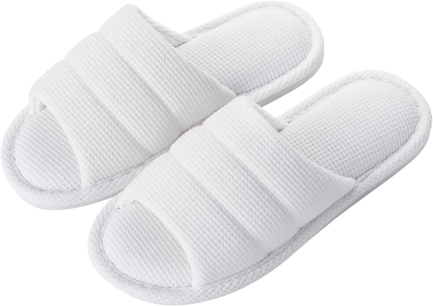 shevalues Summer House Slippers for Women Men Breathable Waffle Indoor ...