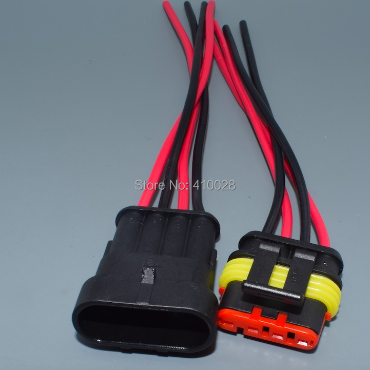 shhworldsea 1P 2P 3P 4P 5P 6P 18AGW 14CM Waterproof Electrical Auto Connector Male Female Plug ...