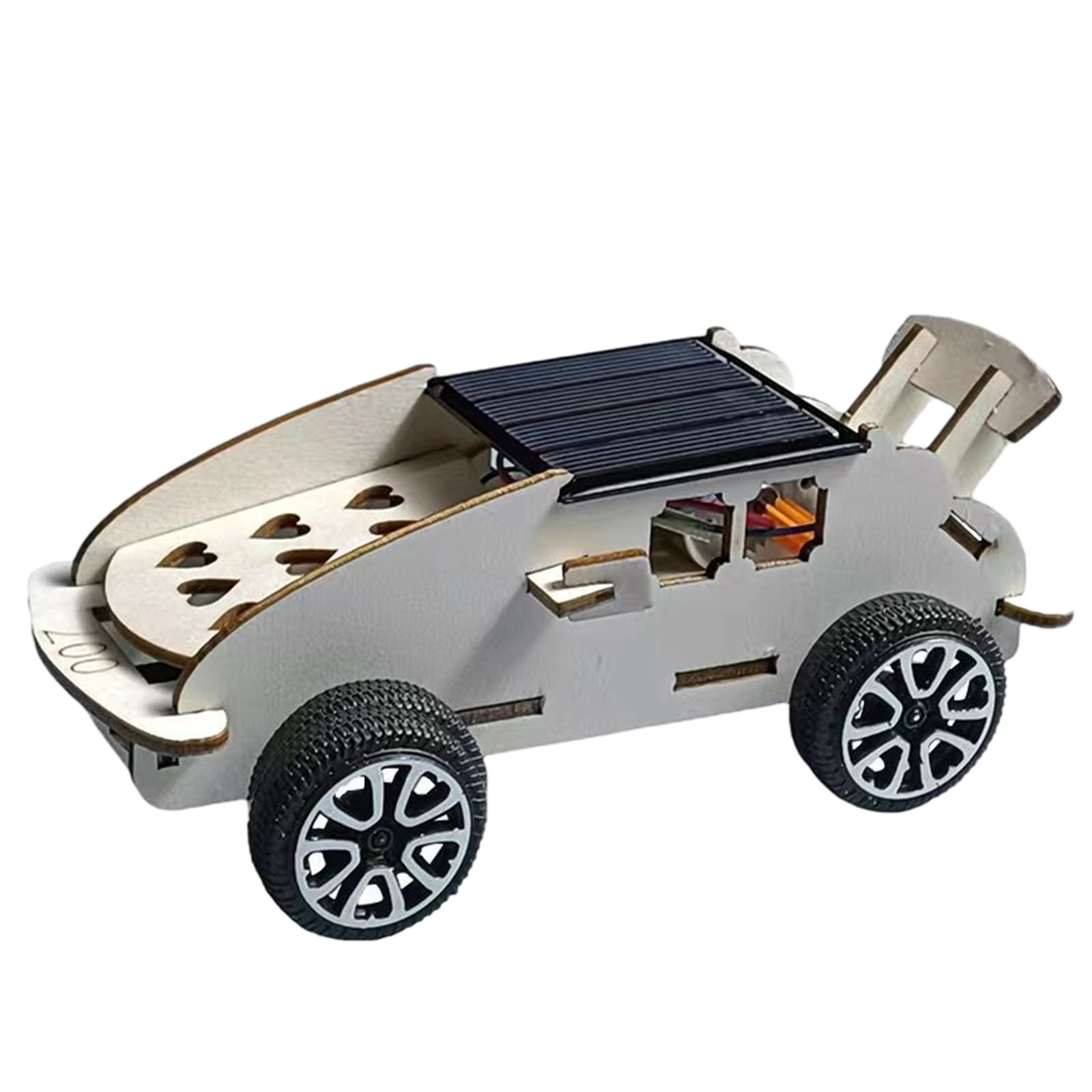 Mini Solar Car Handmade Assembling Car Toys Children DIY Puzzle Play ...