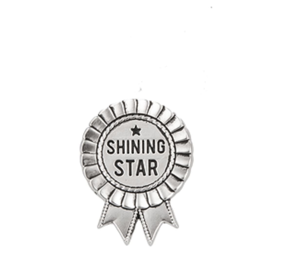 shining star award ribbon lapel pin - by ganz - Walmart.com