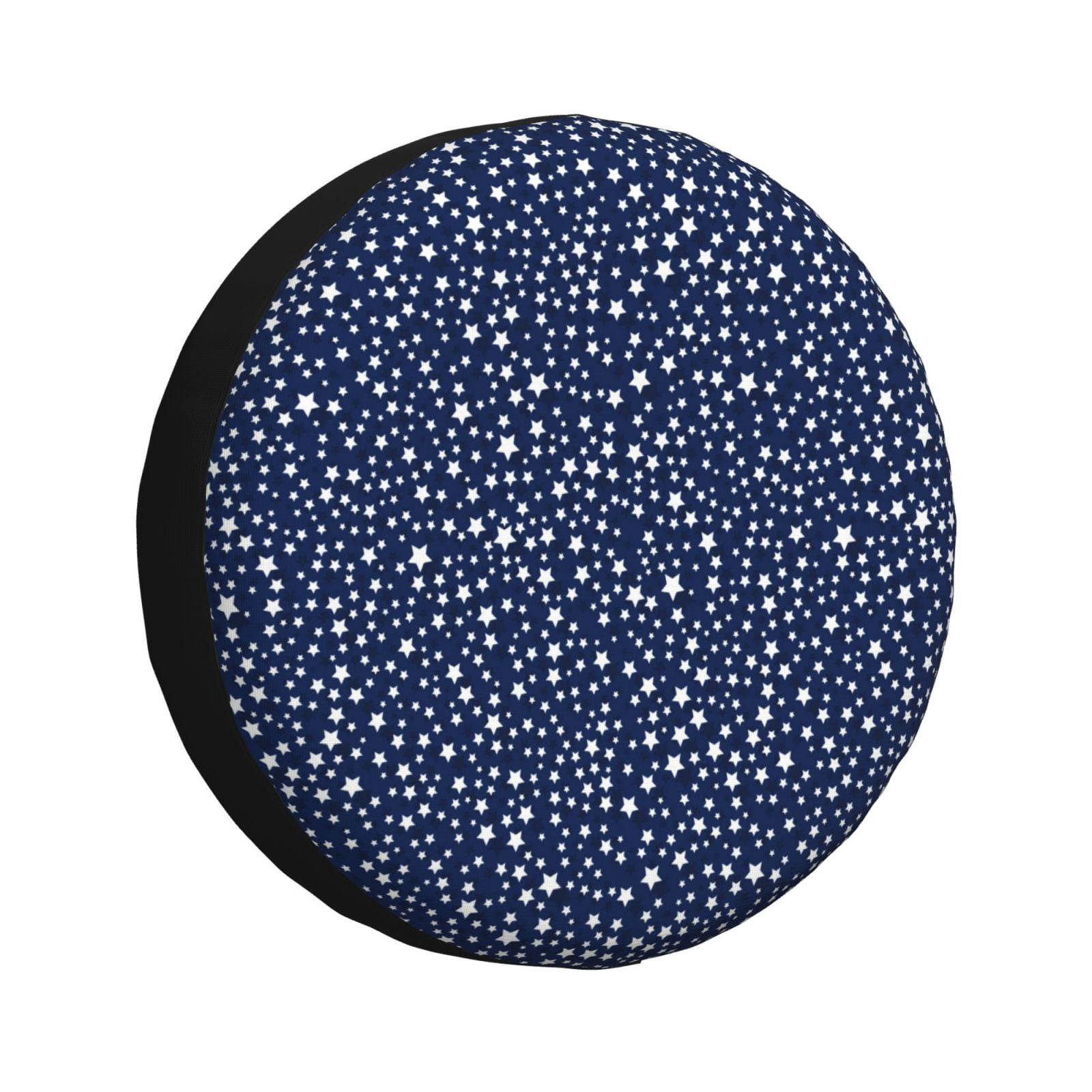shiny stars night sky navyblue Spare Tire Cover for Trailer Camper RV ...