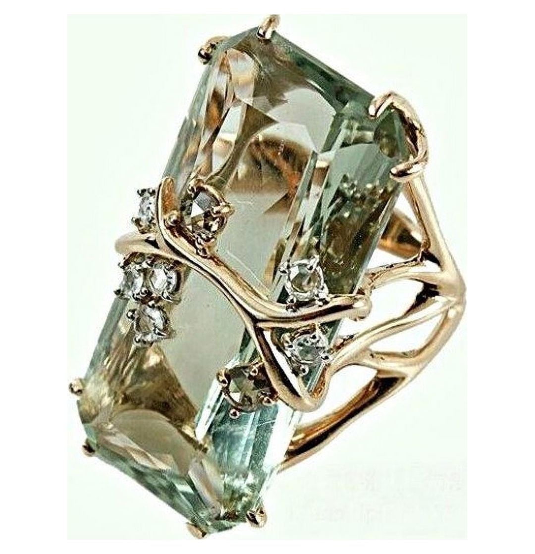 shngshifan Dark Blue Diamond Cool Ring (Includes Gift Box) - Walmart.com