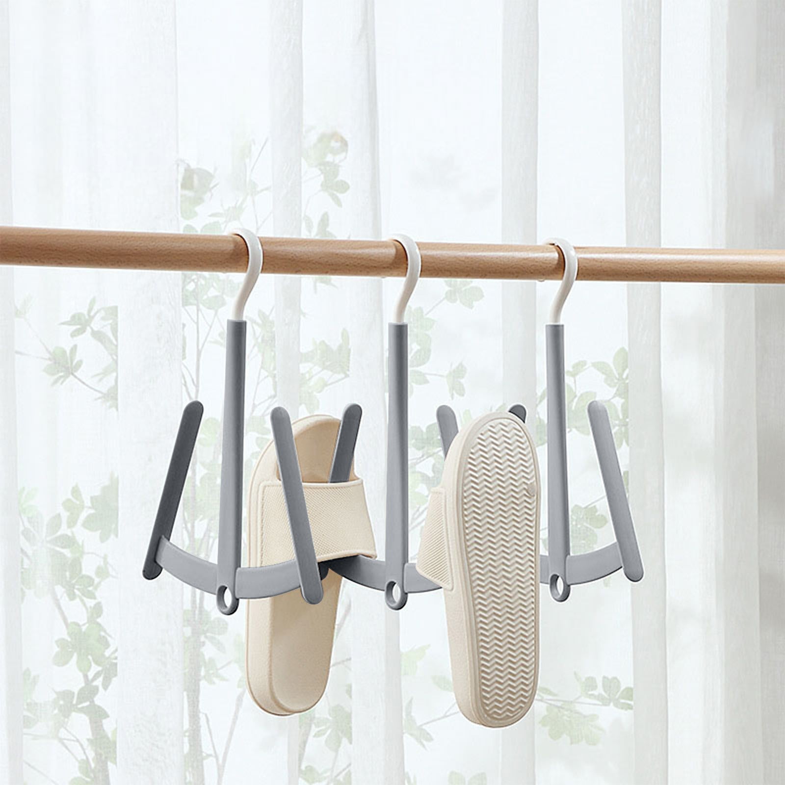 Shoe Drying Rack | Windproof Rotating Clothes Organizer ...