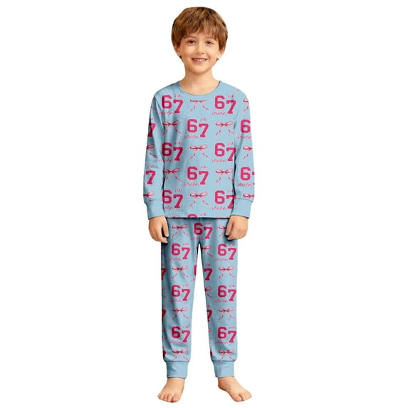 shoper Boys Girls Sets 2 Piece Funny 67 Meme Matching Sets Kids Six ...