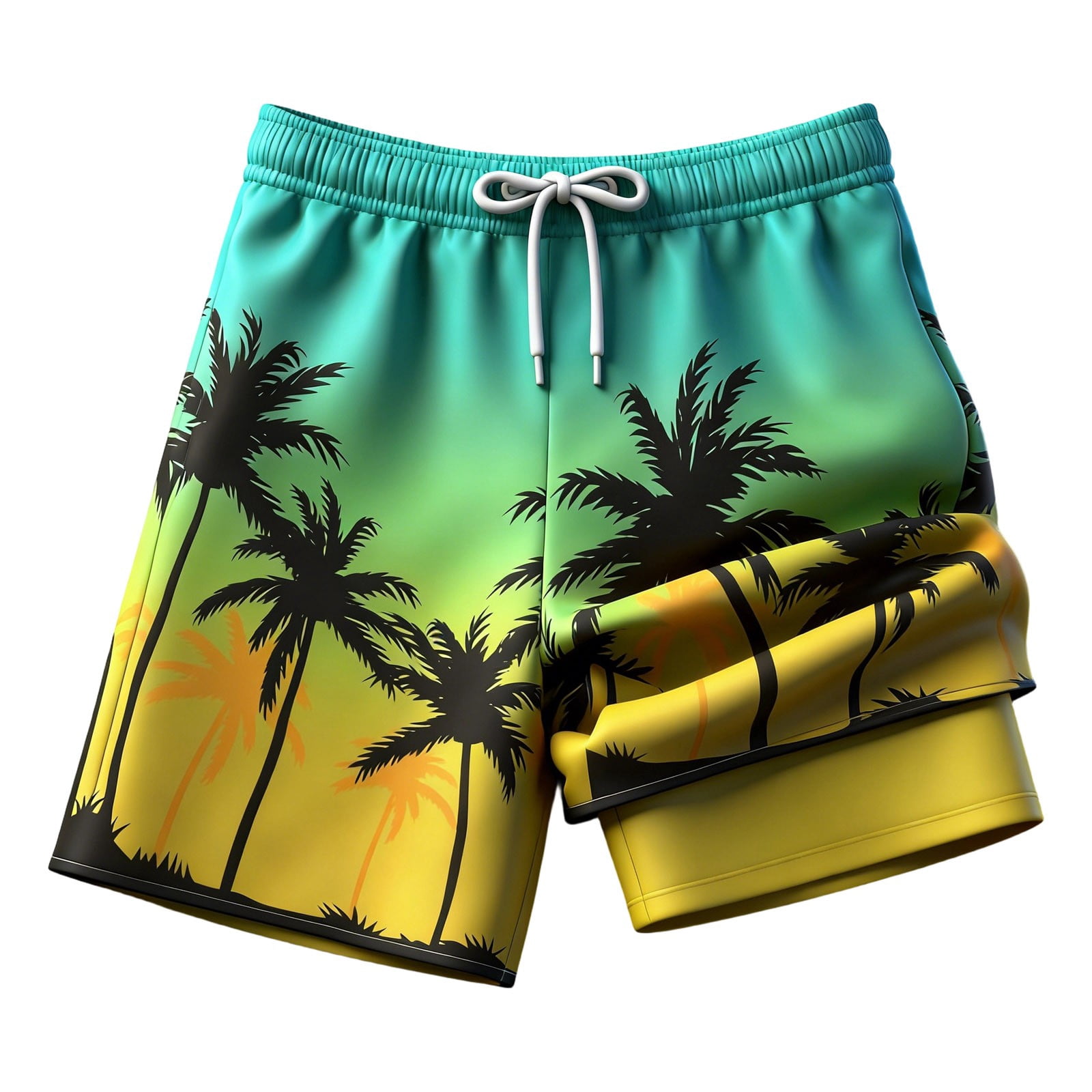 shoper Boys Swim Trunks with Compression Liner, Toddler Swimsuit Kids ...