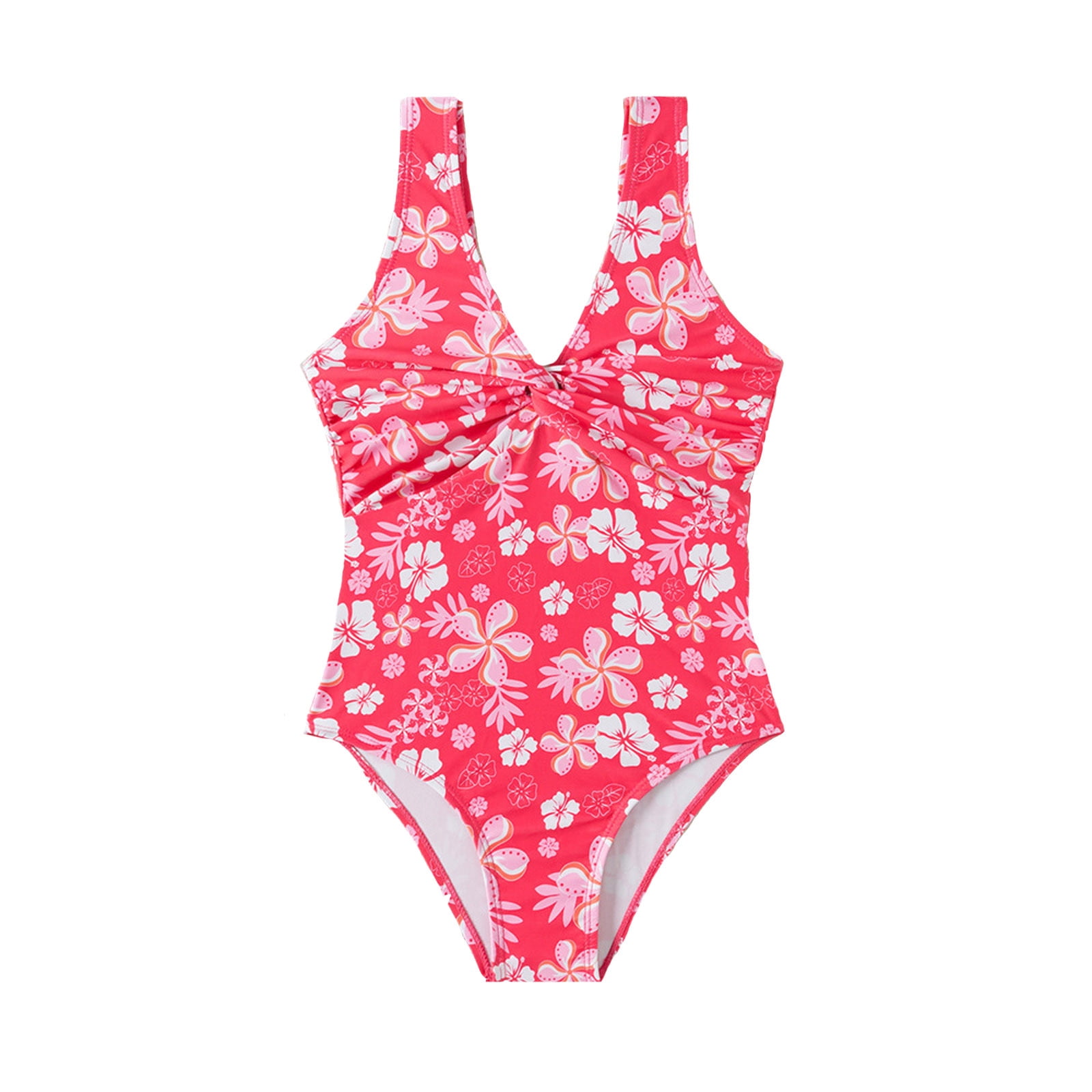 shoper Girls Swimsuit Size 6 Durability Floral Print Cute One-Piece ...