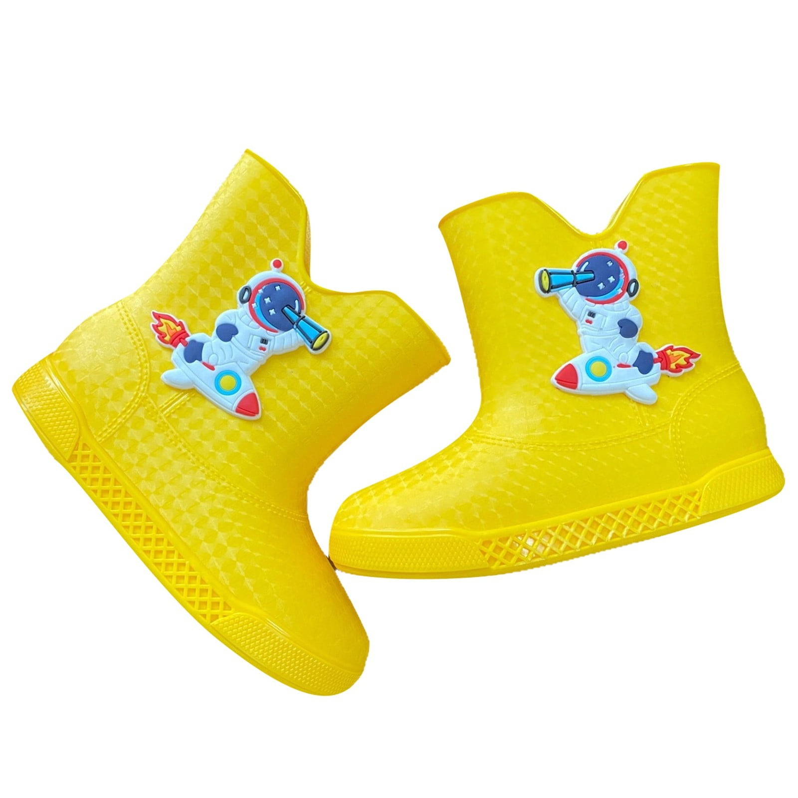 shoper Kids Rain Boots for Boys Lightweight Comfortable Toddler Boots Easy Pull On Design for ...