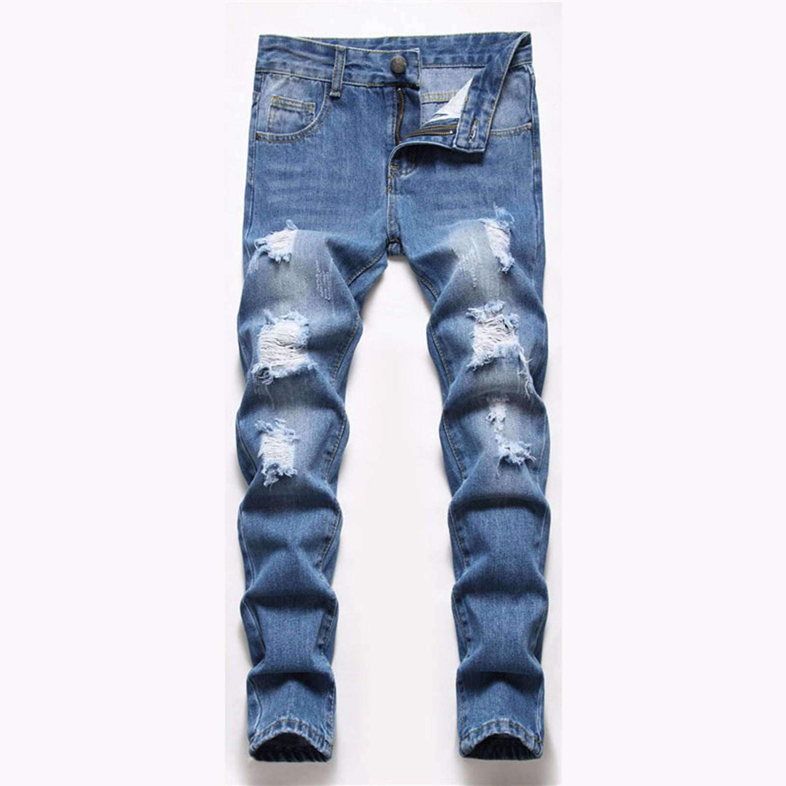 shoper Skinny Boy's Stretch Comfy Ripped Jeans Stylish Distressed ...