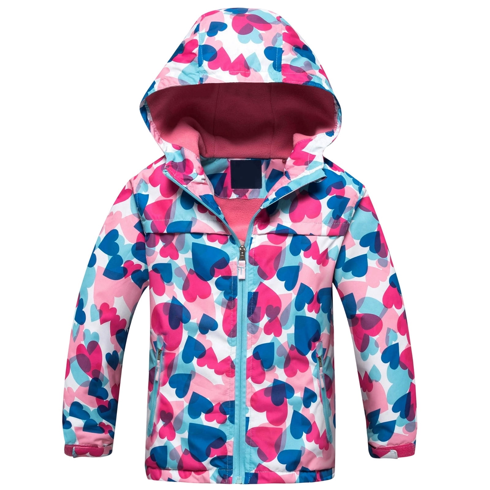shoper Toddler Rain Jacket, Girls Yellow Raincoat Lightweight ...