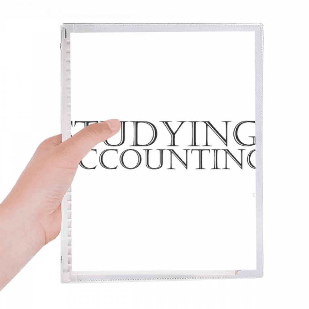 short phrase studying accounting notebook loose diary refillable ...
