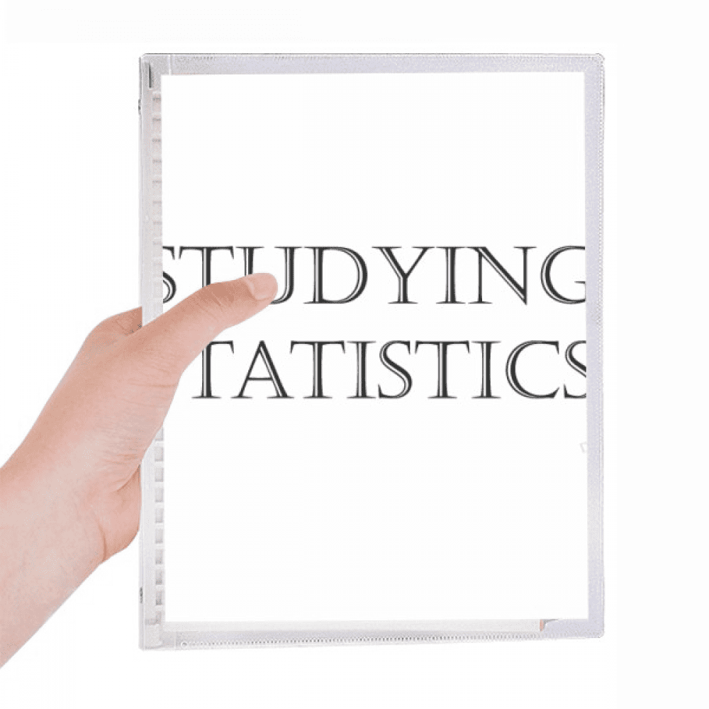 short phrase studying statistics notebook loose diary refillable journal statiry - Walmart.com