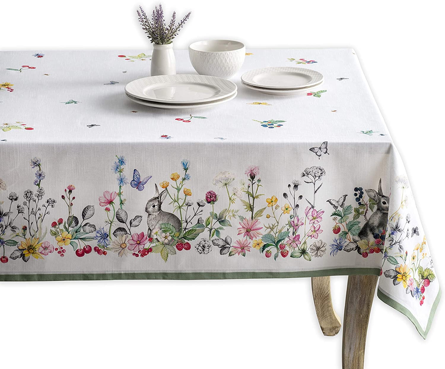 short plush Tablecloth Kitchen Dining Table Cloth for Rectangle Tables ...