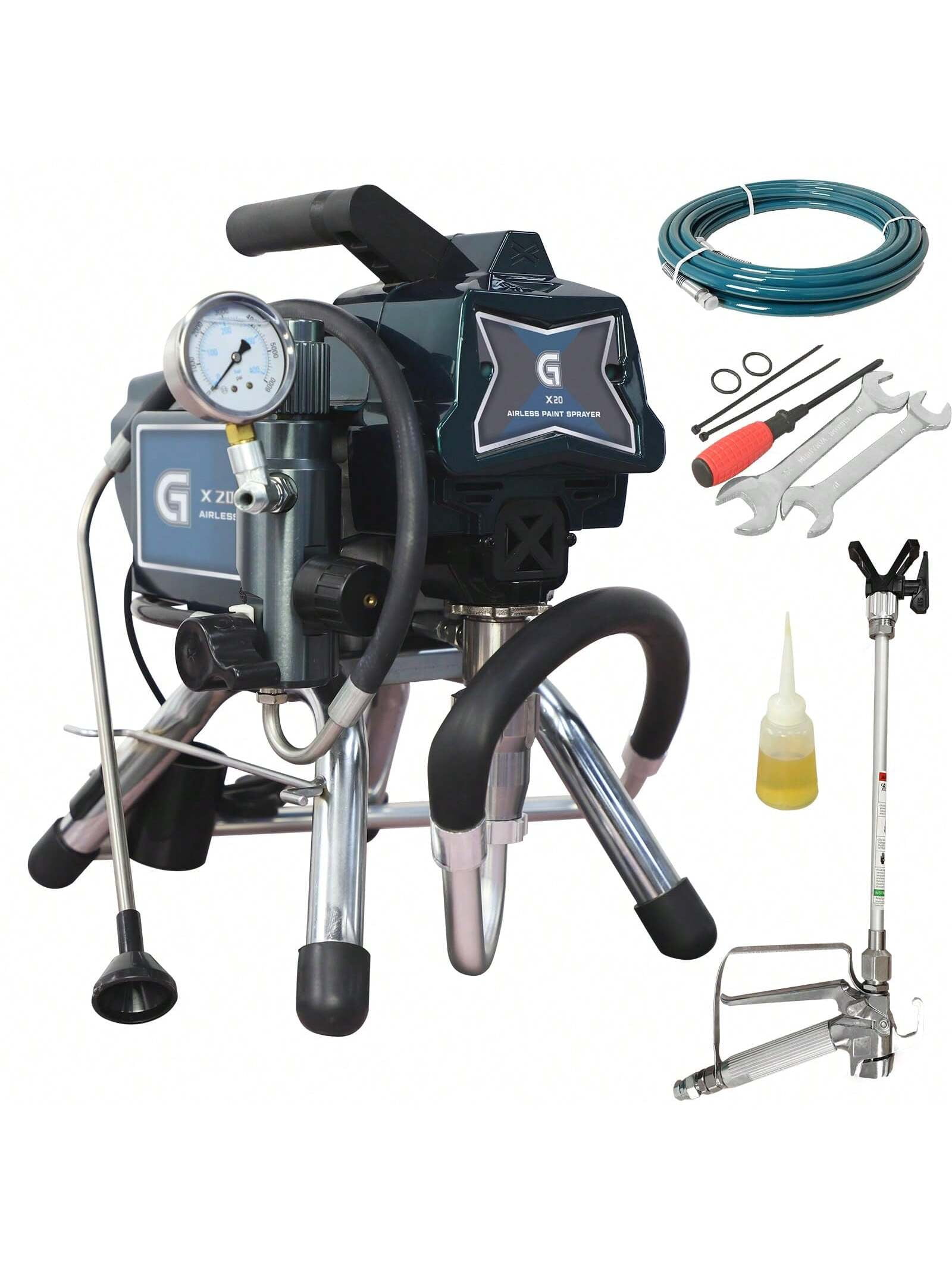 as shown X10 Airless Paint Sprayer, 0.32GPM Paint Sprayer For Home ...