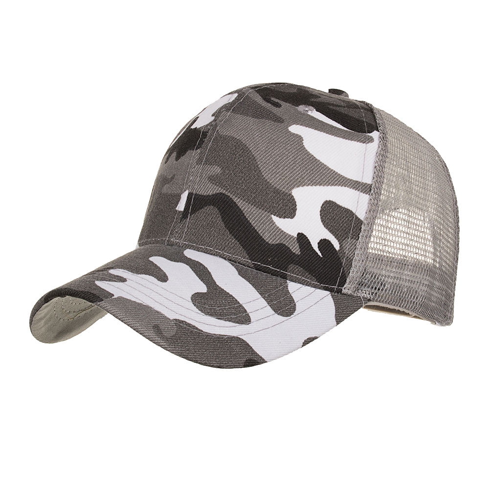 shpwfbe baseball cap camouflage summer cap mesh hats for men women ...