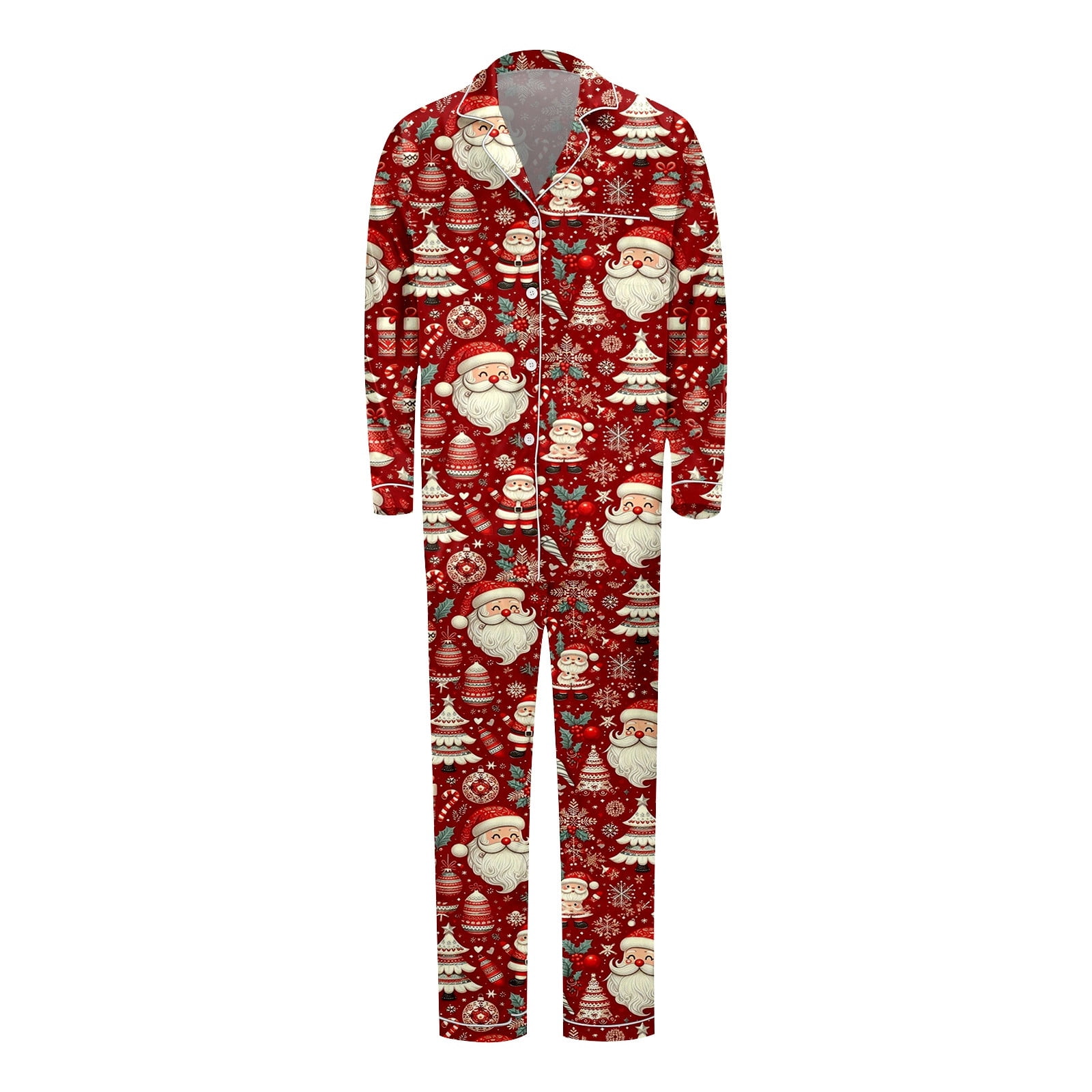 shqvo Christmas Matching Pajamas Family 2 Piece Loungewear Nightwear ...