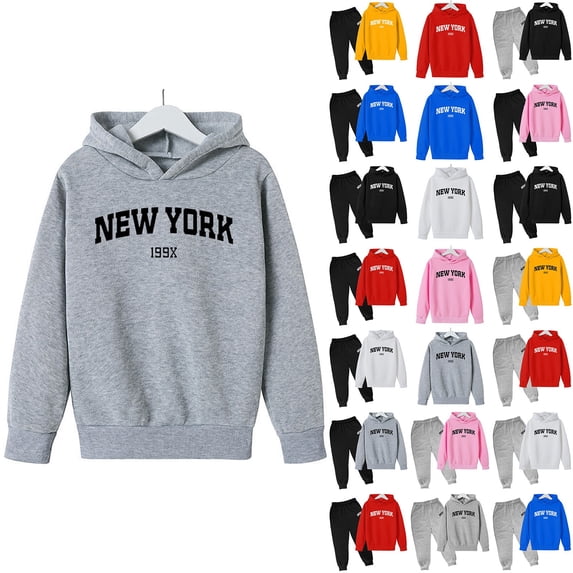 shqvo Girls Sweatsuit 2 Piece Outfits Long Sleeve Active Sweatshirts ...