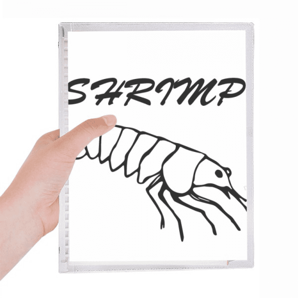 shrimp skin swimng marine animals notebook loose diary refillable ...