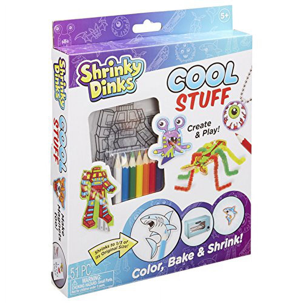 Shrinky Dinks Cool Stuff Activity Set Kids Art and Craft Activity ...