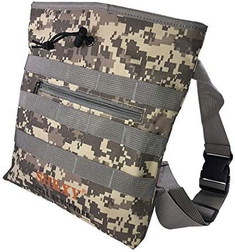 shrxy Metal Detecting Digger's Pouch Finds Bag Camo Drawstring Combo ...