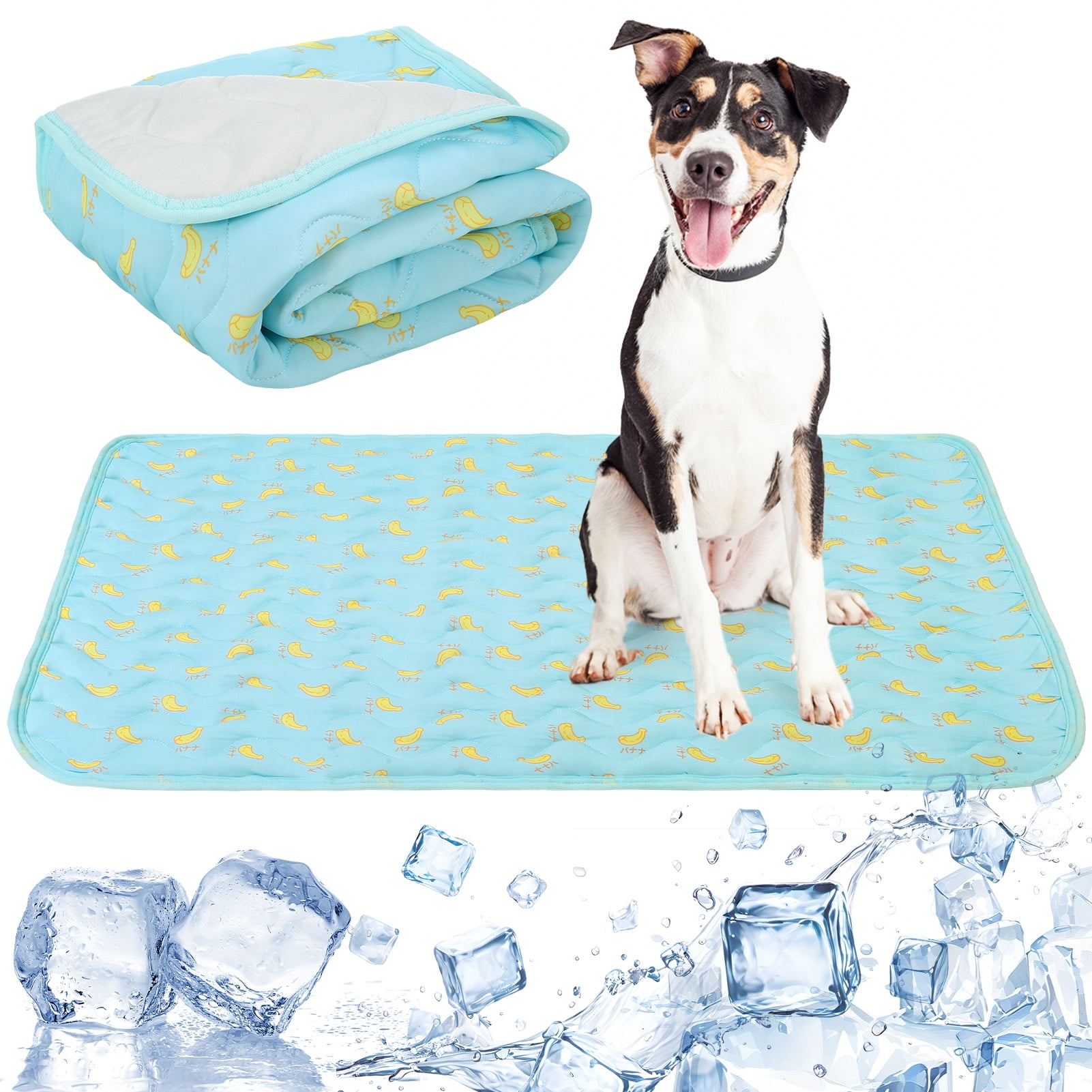 shuaien Cooling Mat for Dogs XLarge, 39'' x 28'' Washable Non-Toxic ...