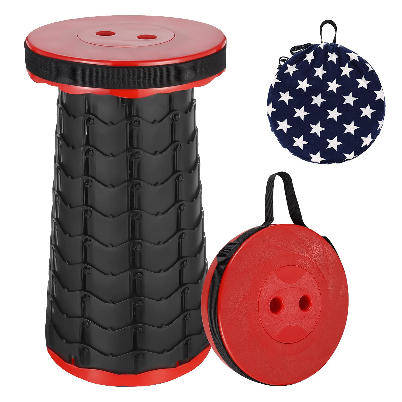 shuaien Portable Telescopic Stool, Collapsible & Retractable Folding ...