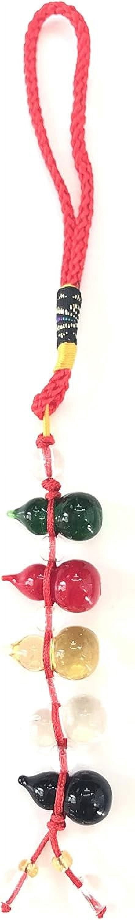 shui Five Glass Wu Lou Gourd Health Charm Amulet - Walmart.com