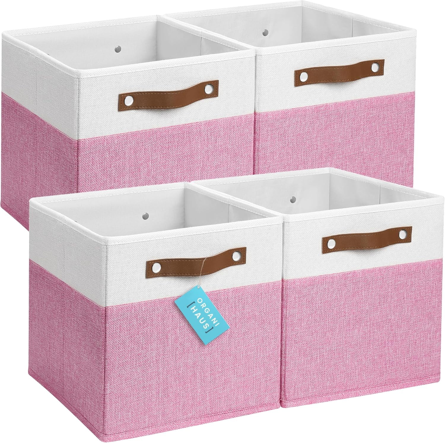 dxynlzq 11x11 Fabric Cubes Storage Bins Foldable Collapsible Fabric ...
