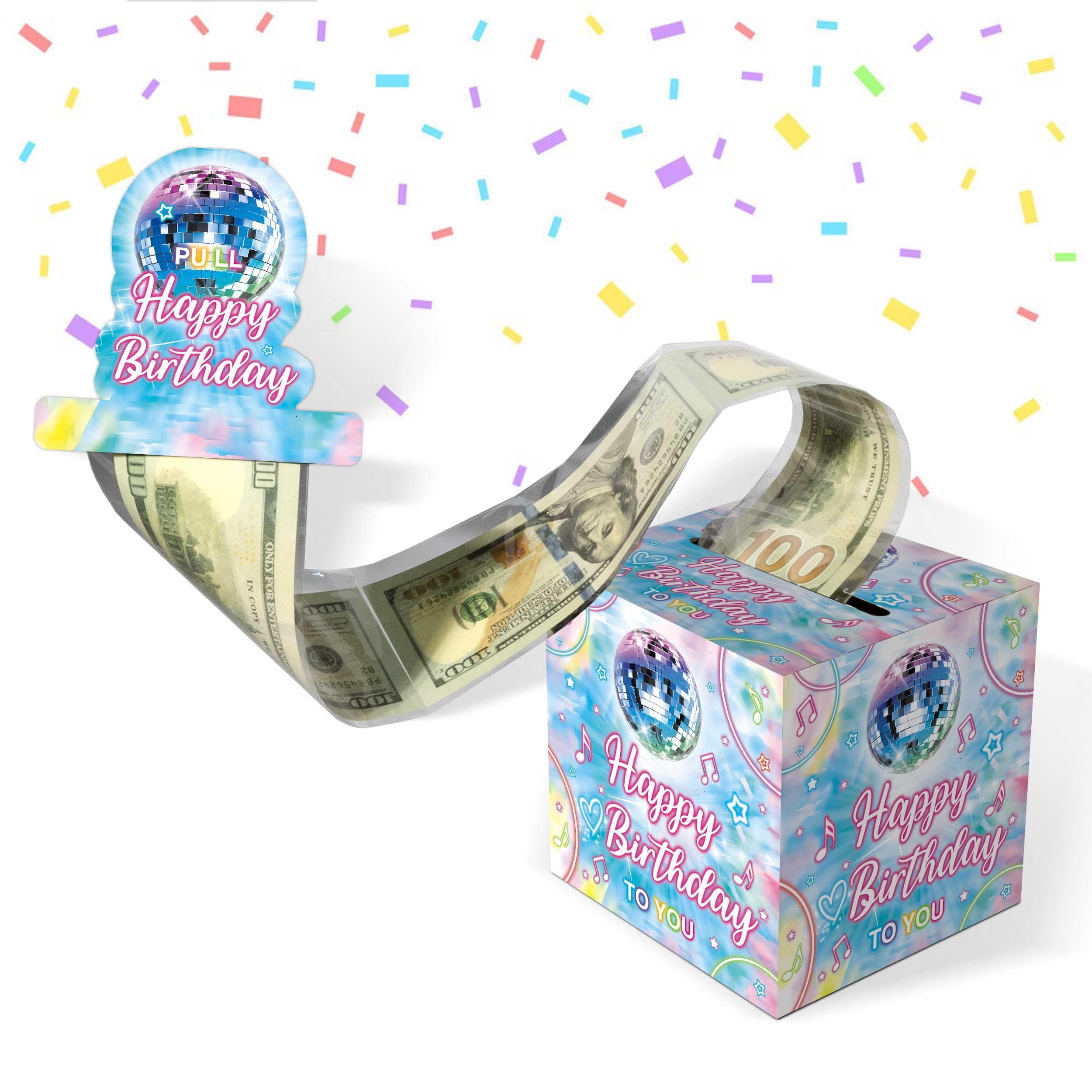 shupai Birthday Money Box for Cash, Money Gift Boxes for Cash with Pull ...