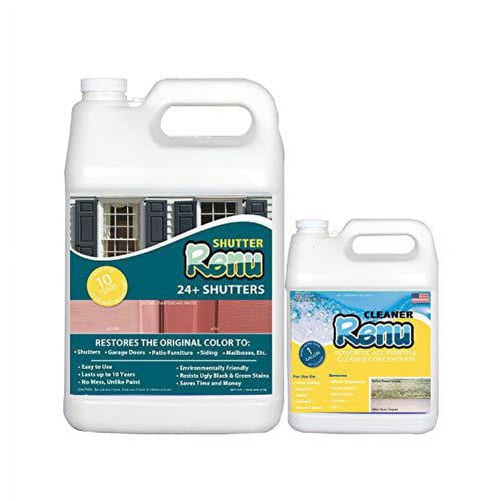 Premium Restorer-Restores Original Color & Rejuvenates Faded Shutters ...