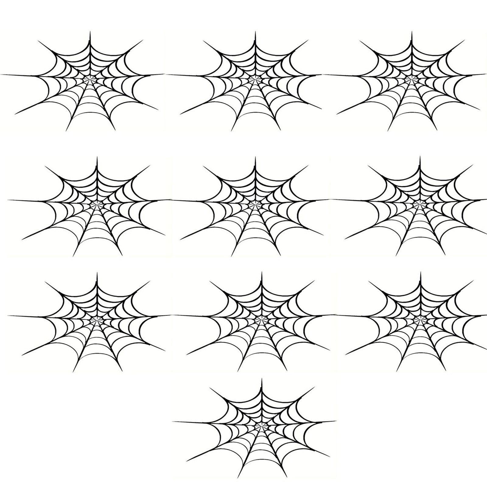shyuyusa 1/10pc Spidered Web Car Decal Spider Web Cobweb Decal Vinyl ...
