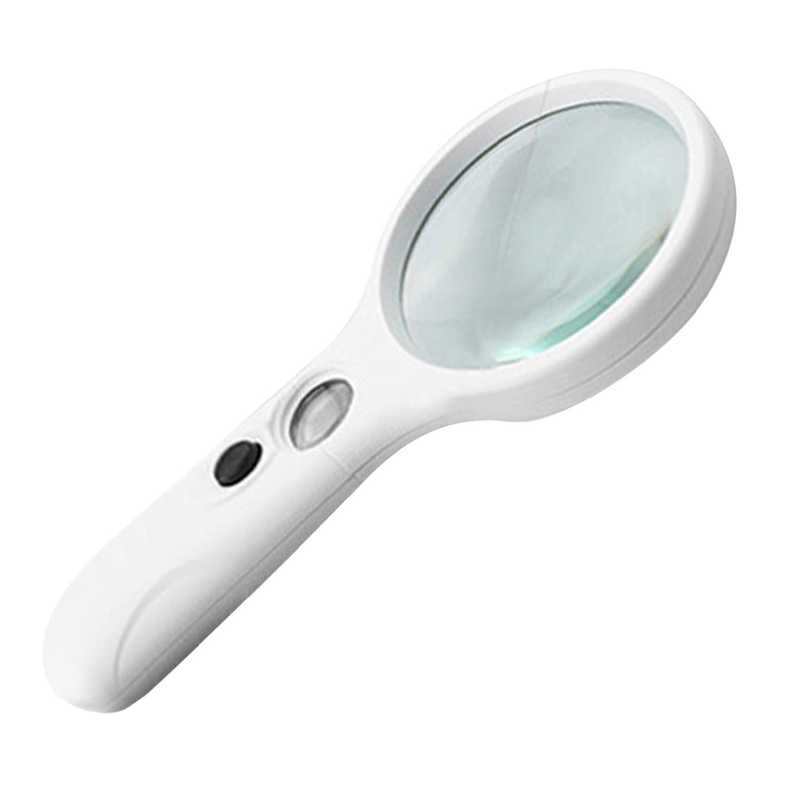 shyuyusa 45X Handheld 3 LED Light Magnifier Magnifying Glass with Light ...