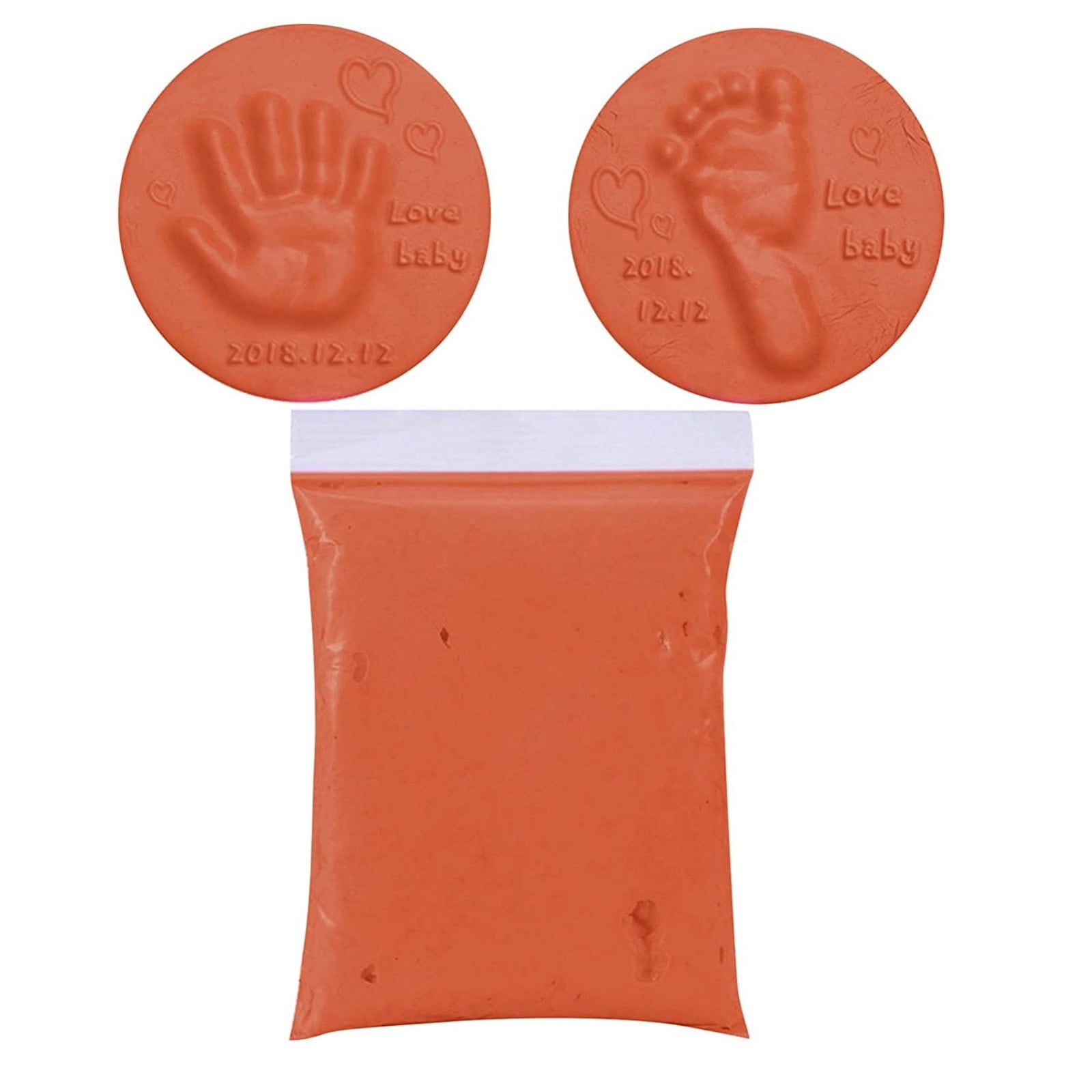 shyuyusa 50g DIY Handprint Or Footprints Mud Baby Handprint Footprints ...