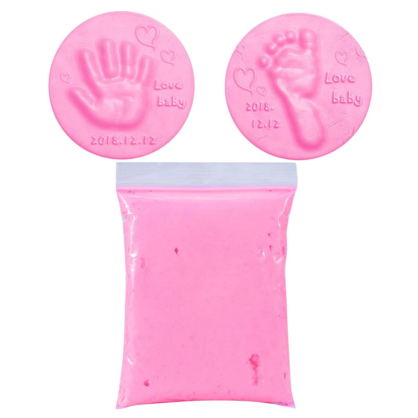 shyuyusa 50g DIY Handprint Or Footprints Mud Baby Handprint Footprints ...