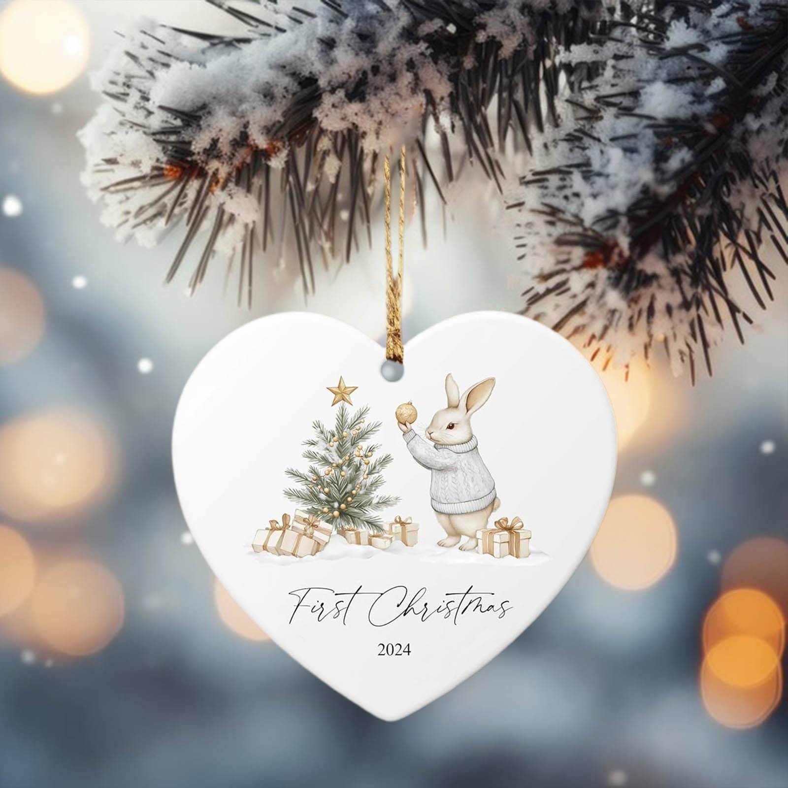 shyuyusa Acrylic Ornament Christmas Gnome Menorah Dreidel Elf Hanging ...